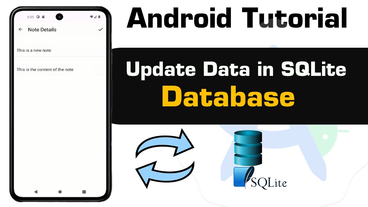 How to update data in SQLite database using android studio