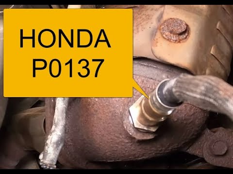 How to Fix HONDA P0137: Oxygen Sensor Circuit Low Voltage (Bank 1, Sensor 2)