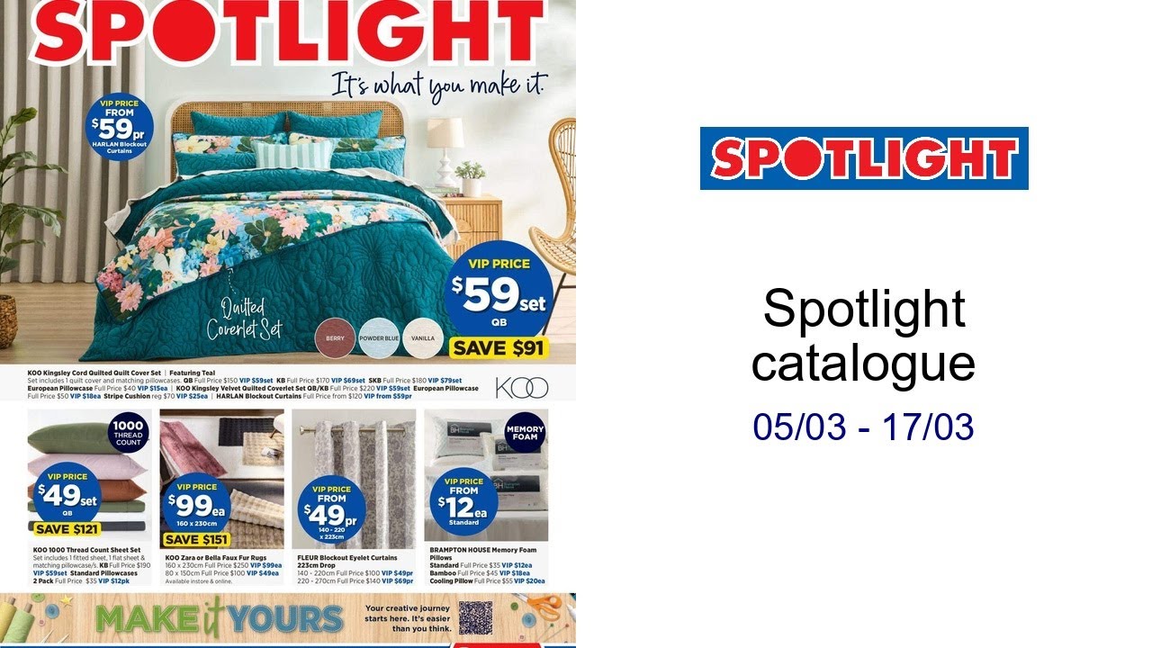Spotlight catalogue  05/03 - 17/03
