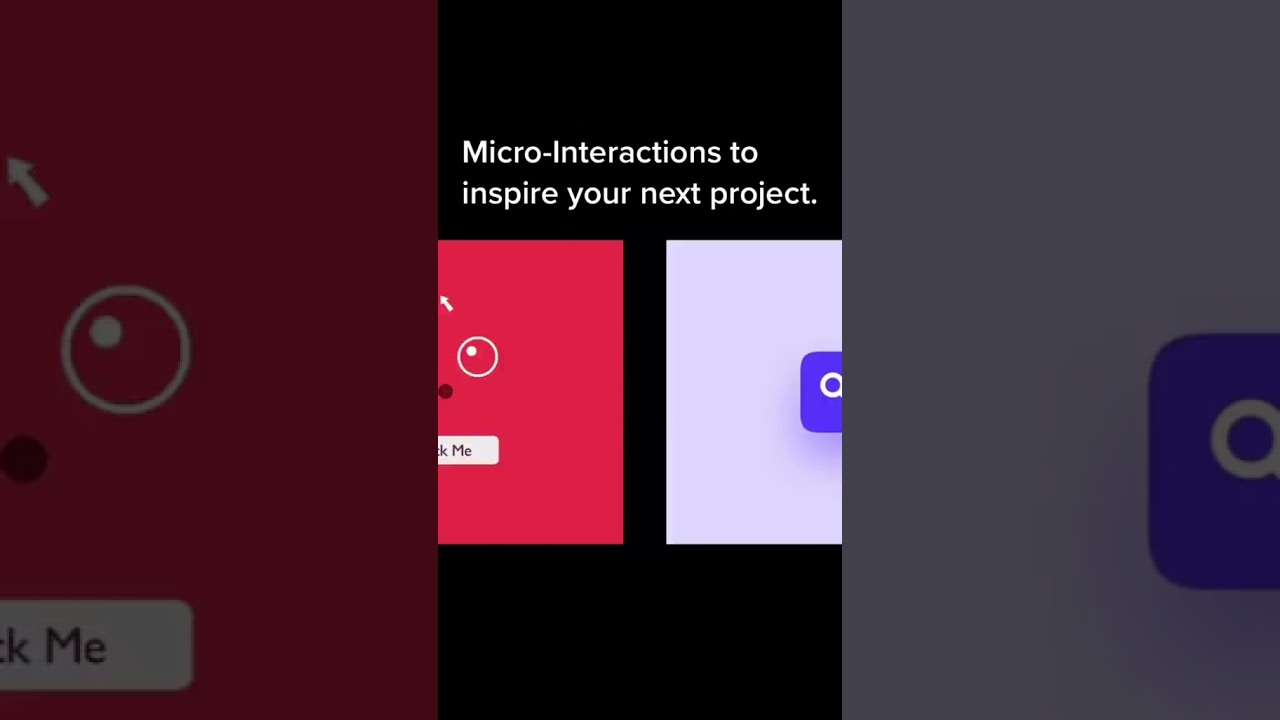 Design inspiration - Micro-interactions to inspire your next project.