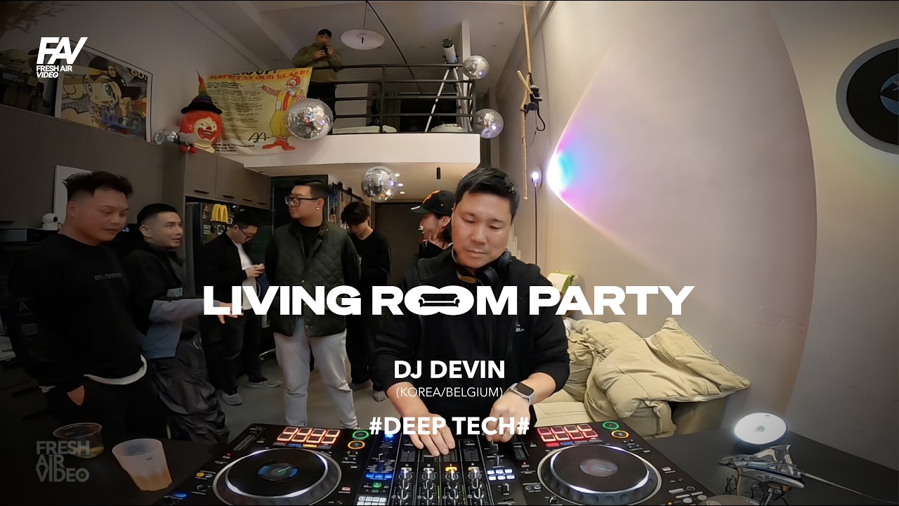 FAV STUDIO Living Room | DJ DEVIN Korea   Deep Tech Mix ｜Casual Studio Session