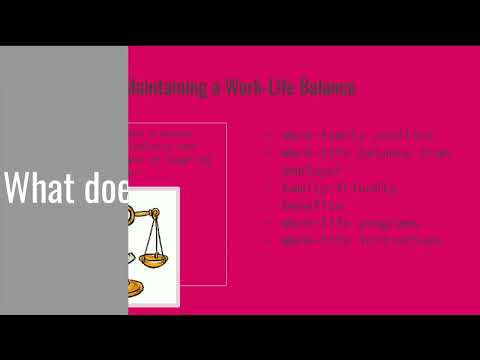 Healthy work-Life balance in healthcare