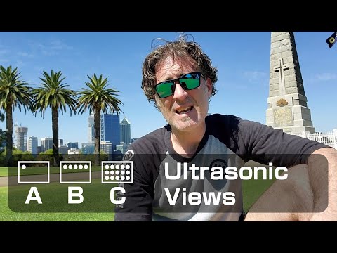 Ultrasonic A/B/C-scans