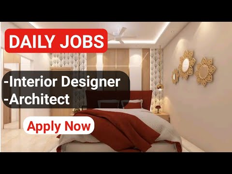 Interior Designing Job |Architecture Job | Vacancy for Architects and Interior Designer |Urgent job