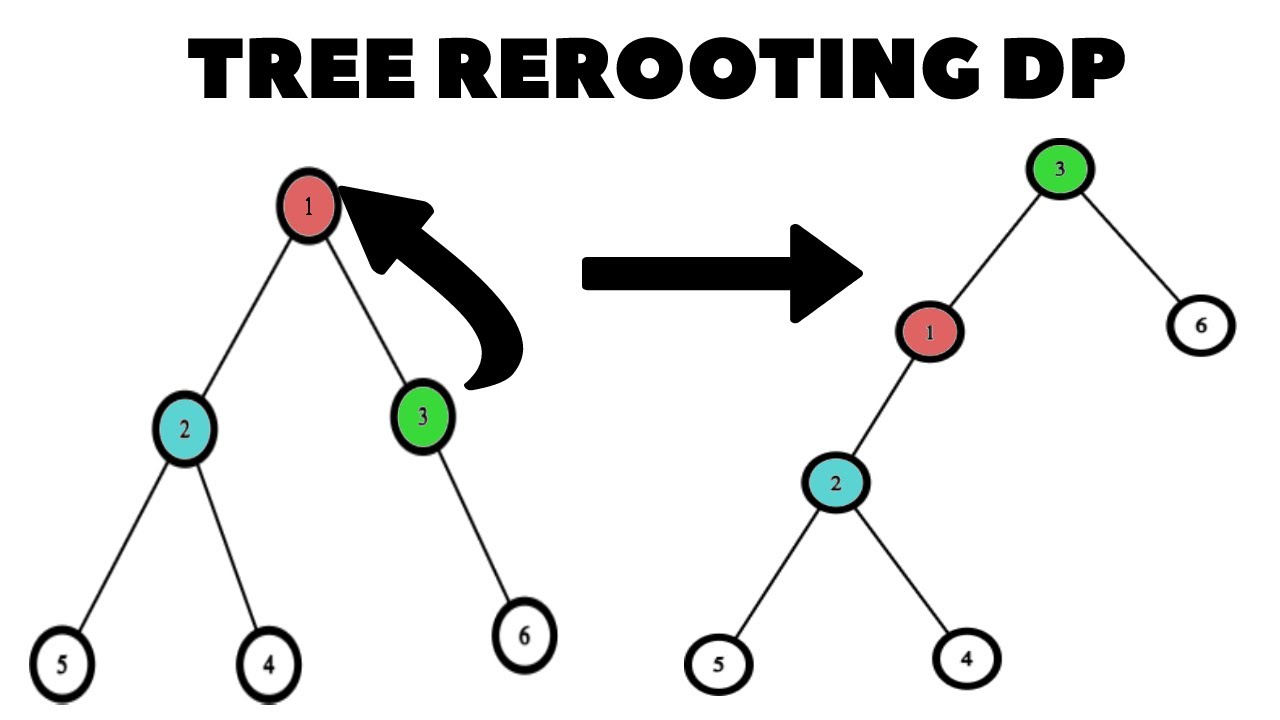 Rerooting DP on Trees Tutorial
