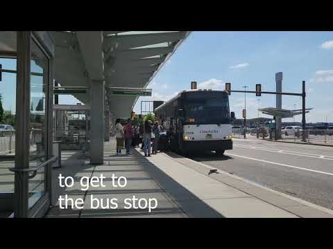 In a minute: Locating Newark Airport Express bus bay at all terminals