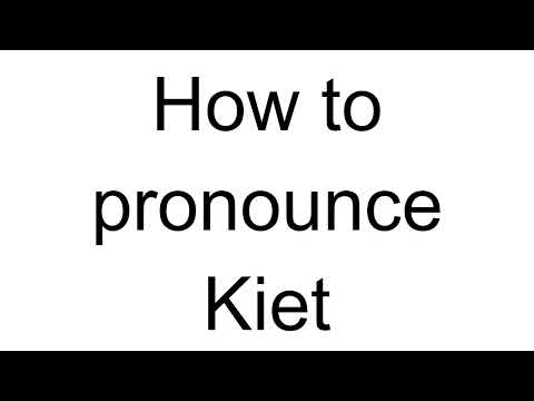How to Pronounce Kiet (Vietnamese)