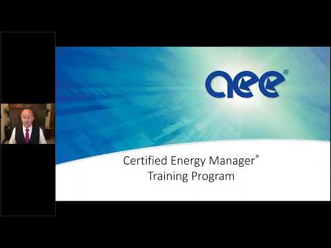 The Certified Energy Manager Agenda
