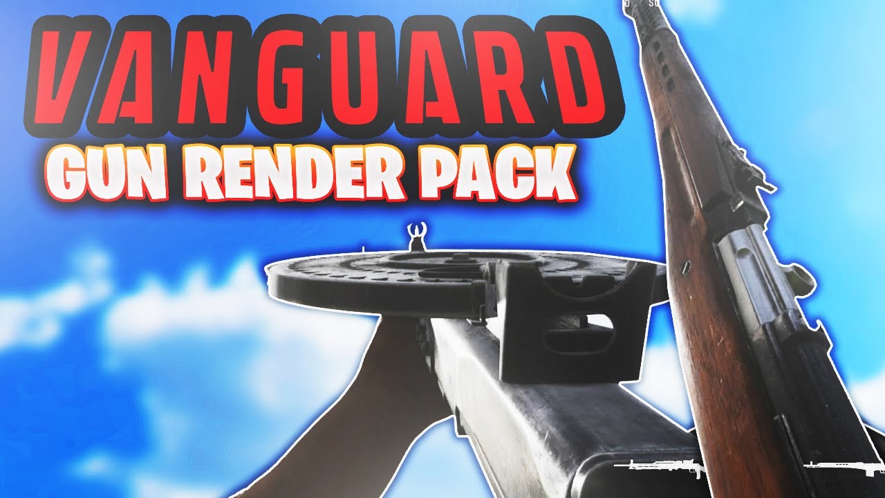 COD VANGUARD GUN RENDER PACK!! PSD!