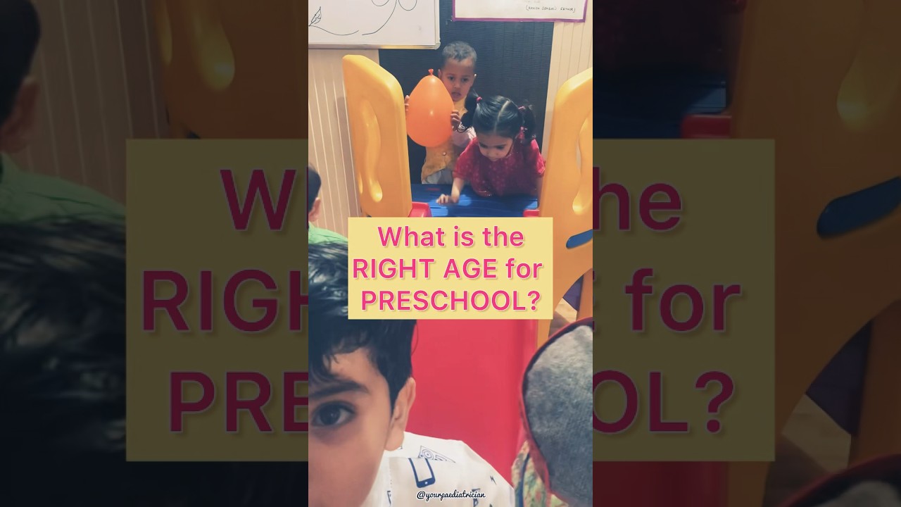 What to start preschool for child ? #yourpaediatrician