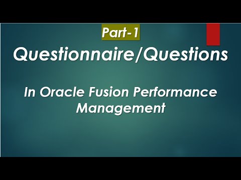 Learn to create Questionnaire/Questions,Questionnaire Templates ...