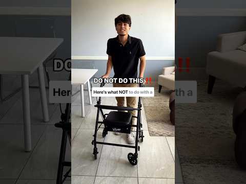 Rollator Don’ts: What NOT to Do with Your Walker!