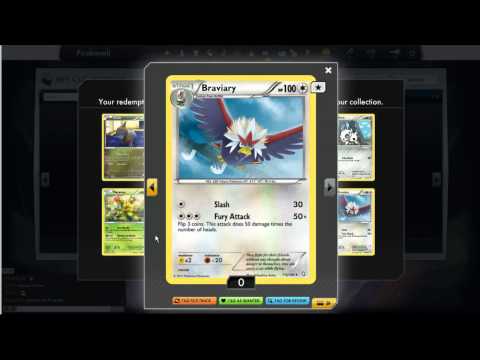 Pokémon TCG Online - Redeeming Codes and Opening Packs
