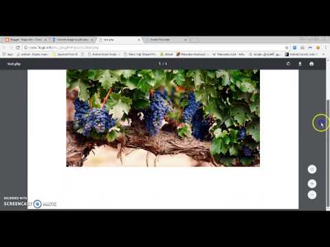 Convert image to pdf using FPDF and PHP
