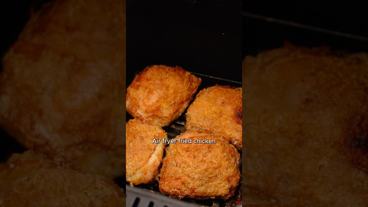 Air fryer fried chicken with 4 simple tips! 🍗