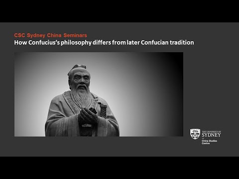 How Confucius’s philosophy differs from later Confucian tradition