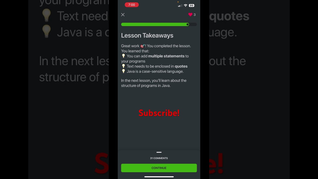 Lesson Takeaways for Multiple Statements #coding #sololearn #tutorial