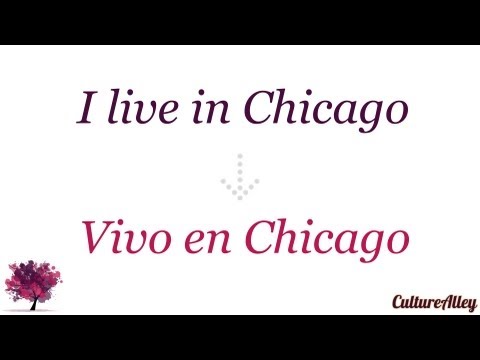 Answering to 'Where do you live?' in Spanish
