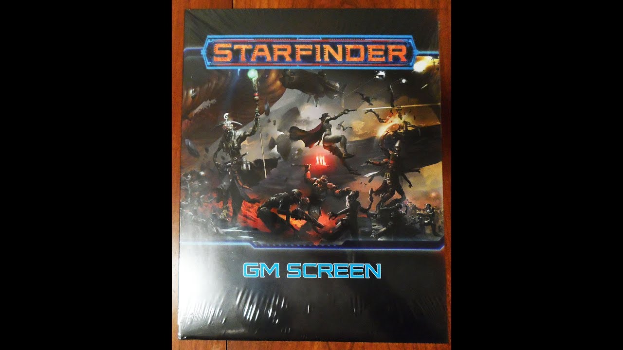 Starfinder GM Screen Opening and Thoughts