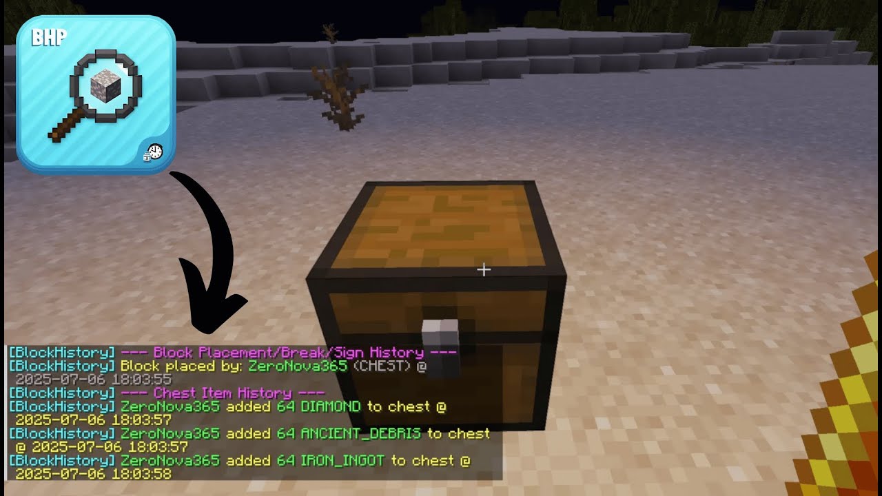 BlockHistoryInspector – The Ultimate Block, Chest & Sign History Plugin for Minecraft! 🔍✨