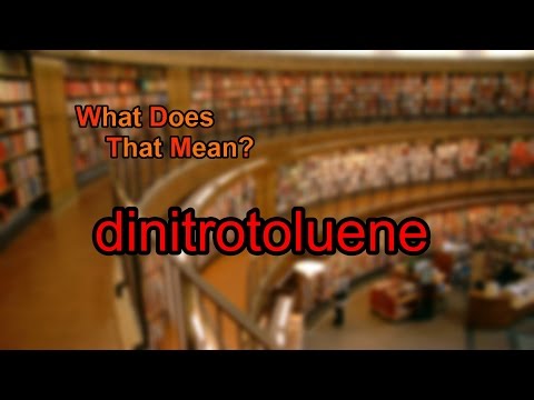 What does dinitrotoluene mean?