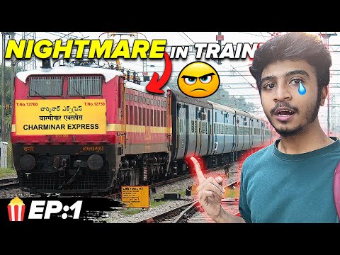 Chennai to Hyderabad in Train🚆 - Bad Experience in 2AC?!😨| Idris Explores