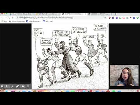 Political Cartoon and Propaganda Poster