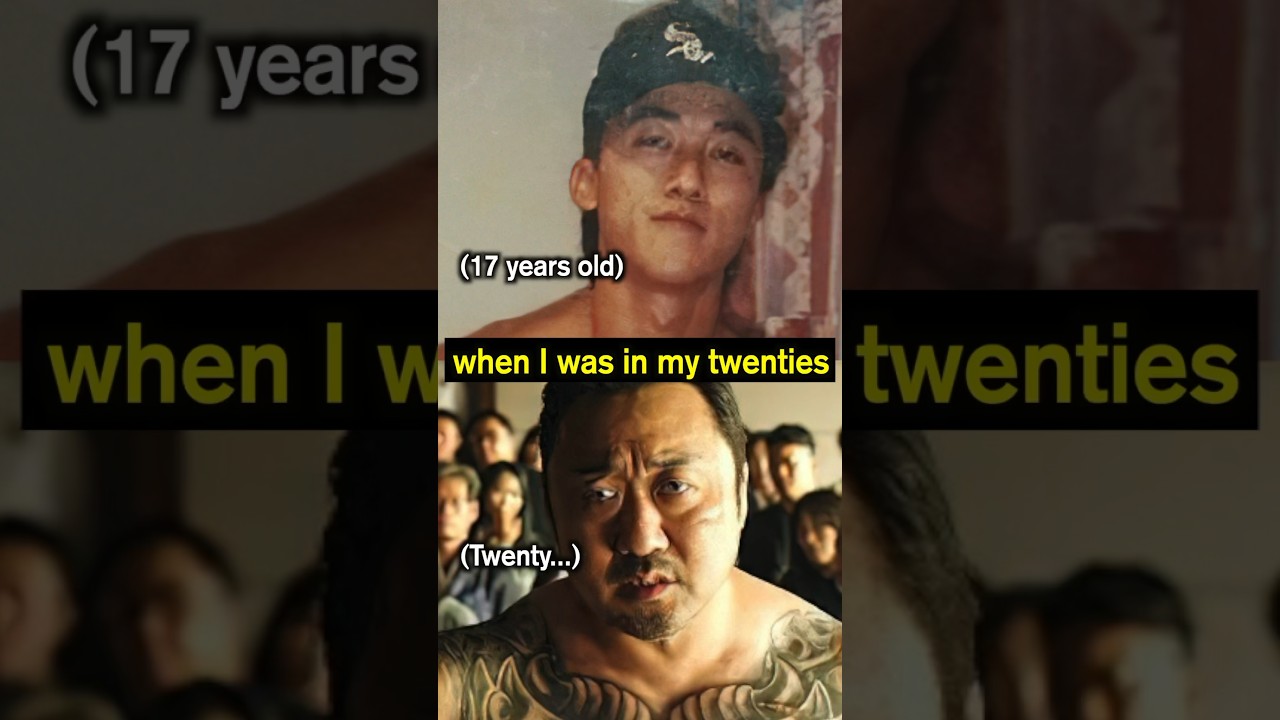 Secret of Ma Dong-seok's youthful photo