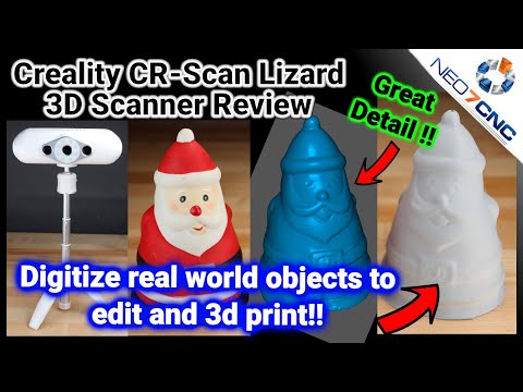The Creality CR-Scan Lizard 3D Scanner Review - Digitize Real World Objects!!