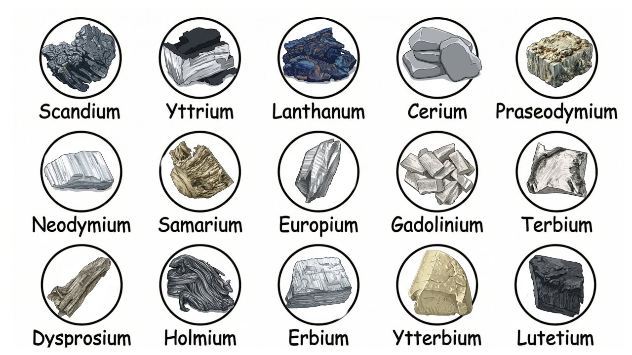 Every Rare Earth Elements Explained in 4 Minutes and 48 Seconds.