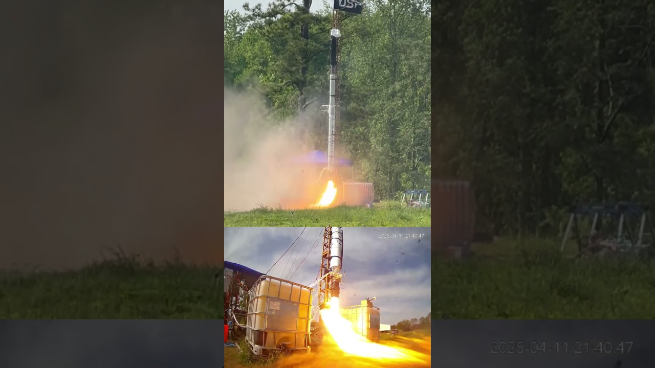 Vespula Static Fire Spring 25 - Collegiate Liquid Rocketry | YJSP - Georgia Tech