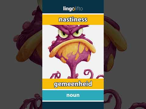 π¬π§π³π± nastiness - gemeenheid : learn English : laten we Engels leren : vocabulary builder