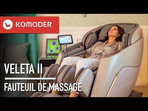 KOMODER VELETA II - la nouvelle génération de fauteuil de massage haut de gamme ultra complèt