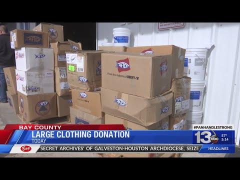 Clothing Company Makes Large Donation