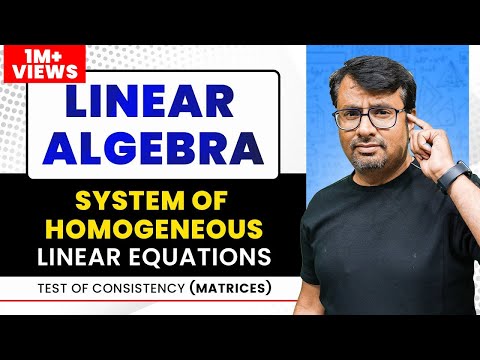 System of Linear Equations: Homogeneous Equation Video Lecture ...