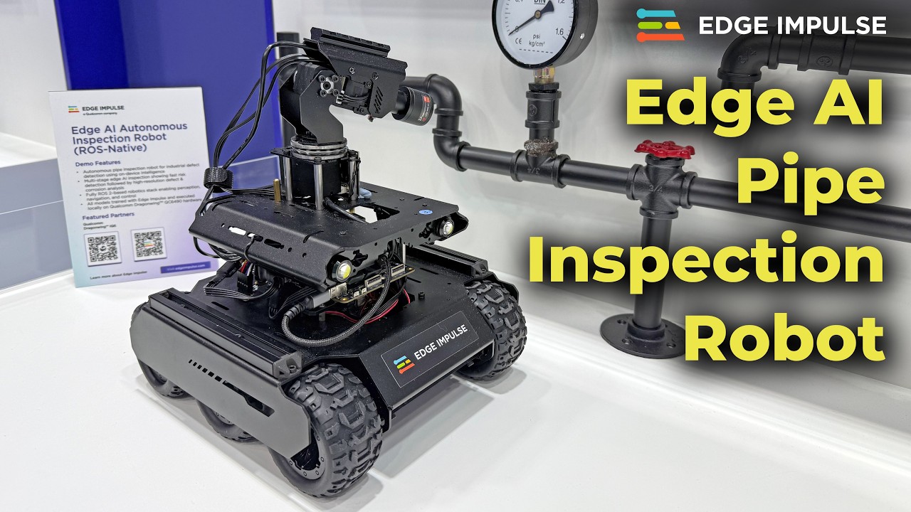Autonomous Edge AI Inspection Robot with ROS 2