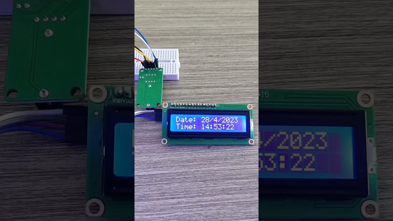 Real Time Clock with Arduino DS1302 RTC Module #electrician #electronics #engineering #electronica