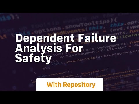 dependent failure analysis for safety