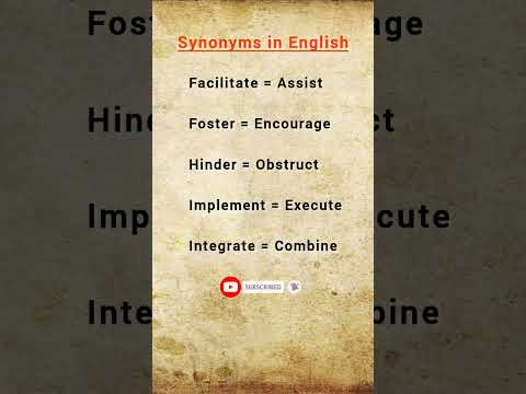 UNLOCK 5 POWER WORDS! Boost Your English Vocabulary with These Essential Synonyms