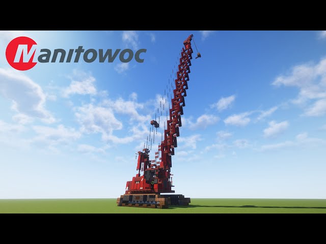 Manitowoc 10000, Crawler crane Minecraft Map