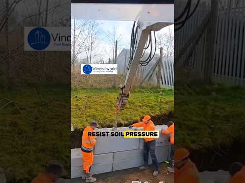 Power of WOTBLOCK #civilconstruction #civilengineering #retainingwall #construction #shorts #viral