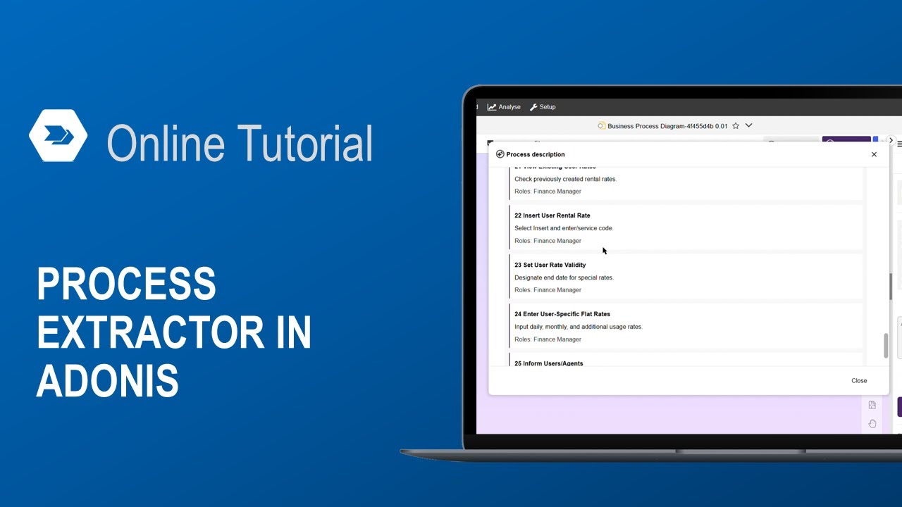 How to use the Process Extractor in ADONIS