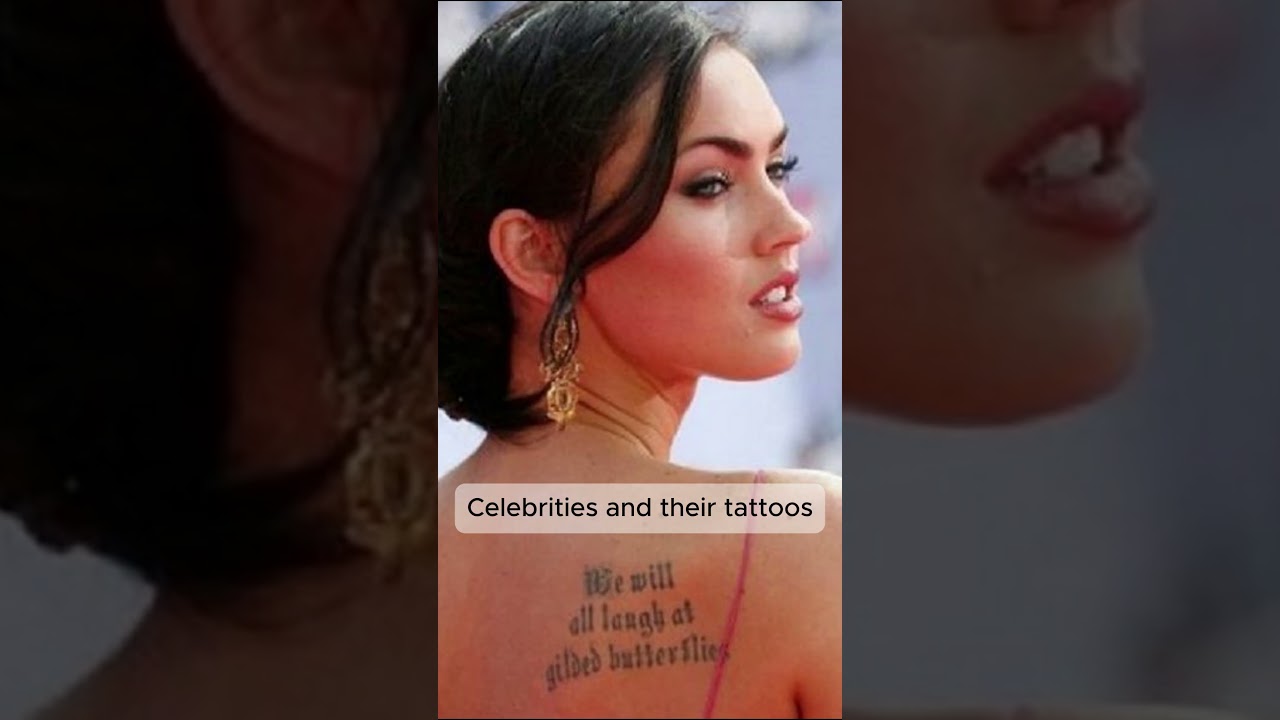 Female celebrities and their tattoos #celebrities #tattoo