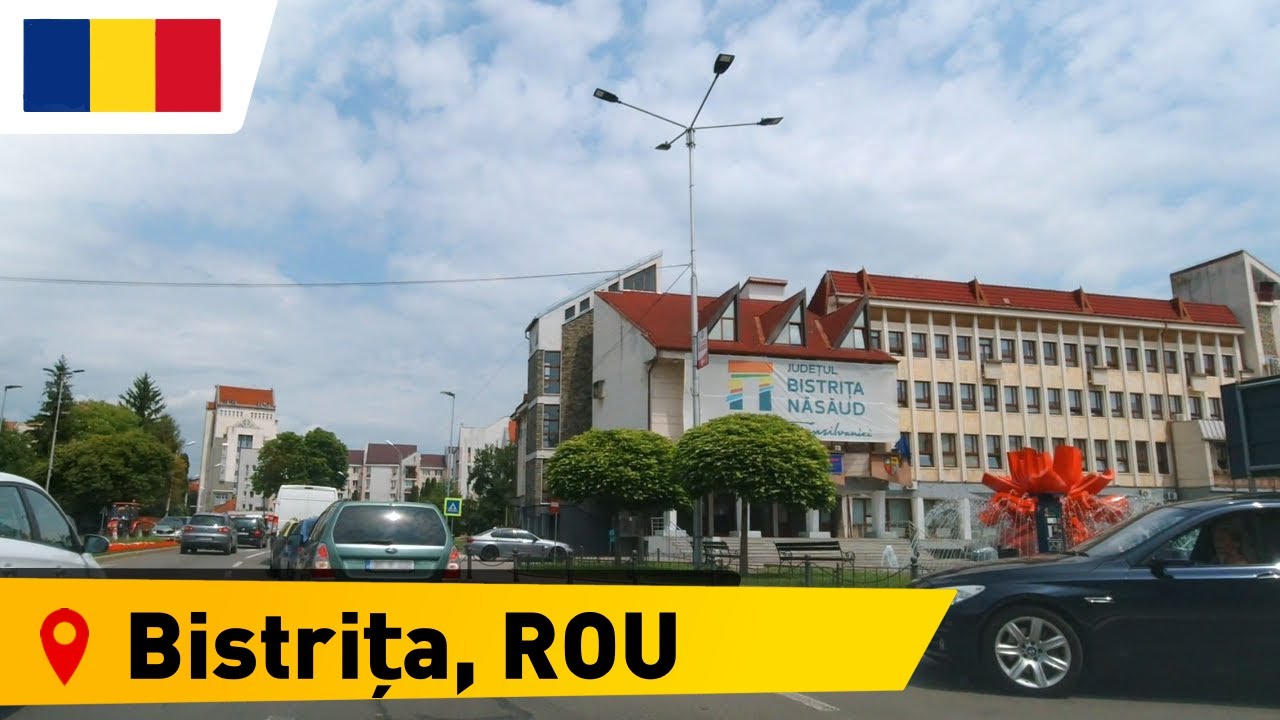 🔴 Romania • Bistrița 🇷🇴【1080p HD】• Driving in Bistrita (Bistrita Nasaud)