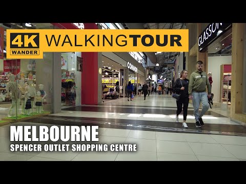 Spencer Outlet Shopping Centre Walking Tour in Melbourne, Australia (4K 60fps)