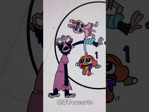Guess the real one? The "Joy" 3 TAWOG Infection AU #gumball #art