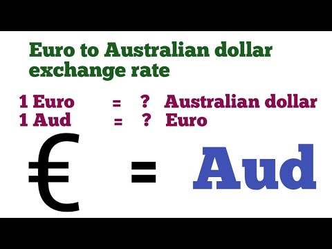 Euro to australian dollars exchange rate | euro to Australian Dollar | Australian Dollar to Euro