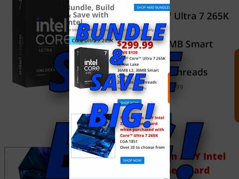 Save BIG Right Now With This INTEL CORE ULTRA 7 Bundle