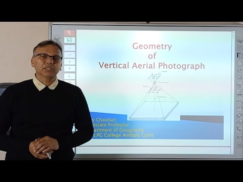 Geometry of Vertical Aerial Photograph