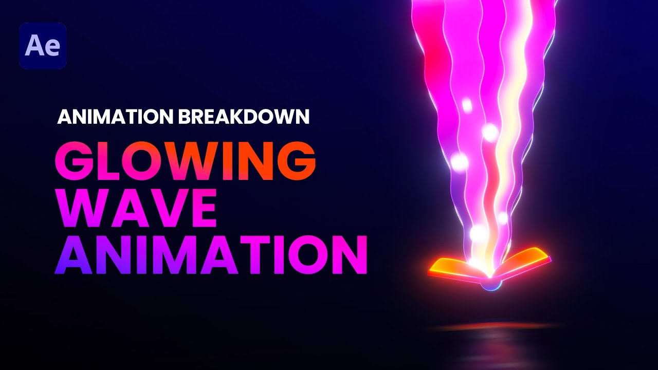 Glowing Wave Animation | After Effects Tutorial | Motion Circles